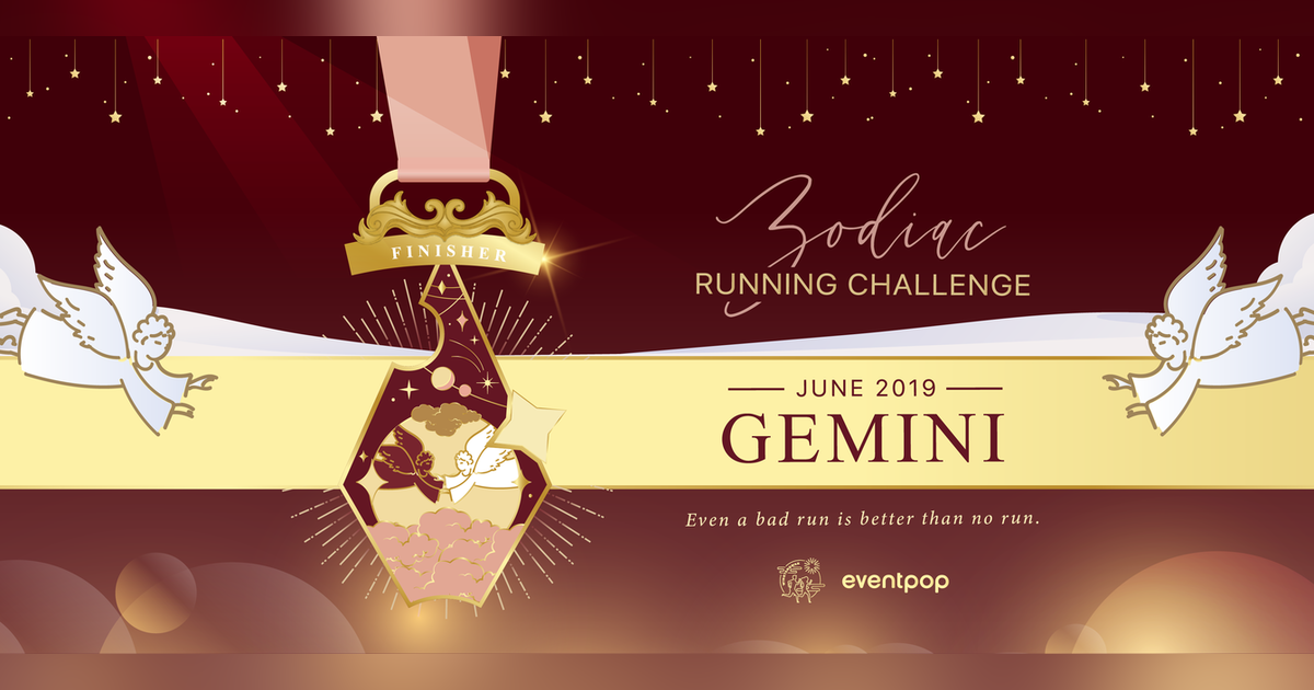 Zodiac Virtual Run Challenge 2019 : GEMINI | Eventpop