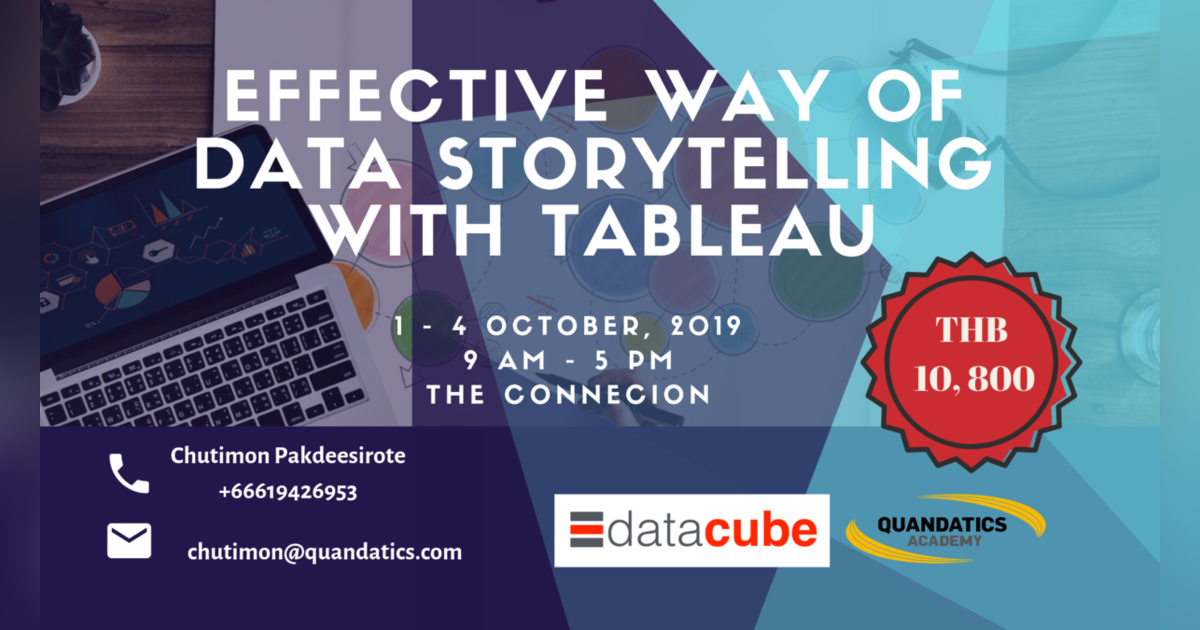Effective Way of Data Storytelling with Tableau | Eventpop