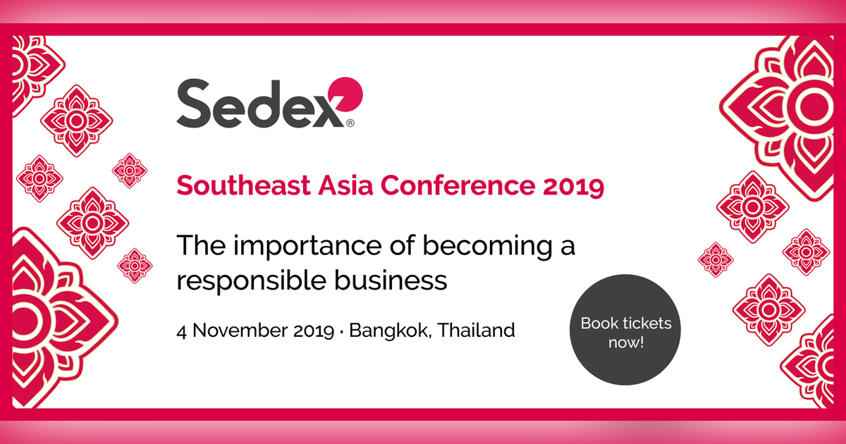 Sedex Southeast Asia Conference 2019 | Eventpop