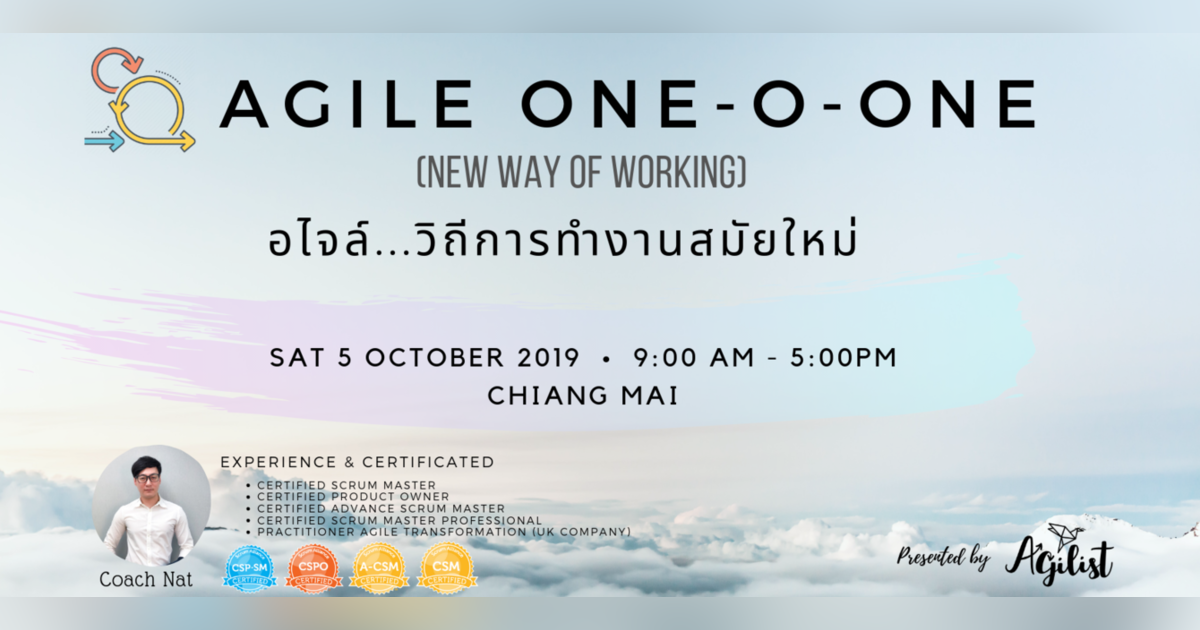 Agile One-O-One (New way of working) | Eventpop