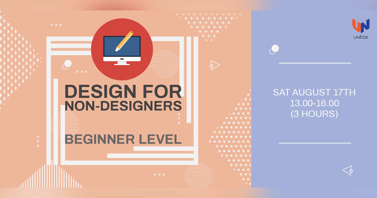 Design For Non-Designers: Beginner Level | Eventpop