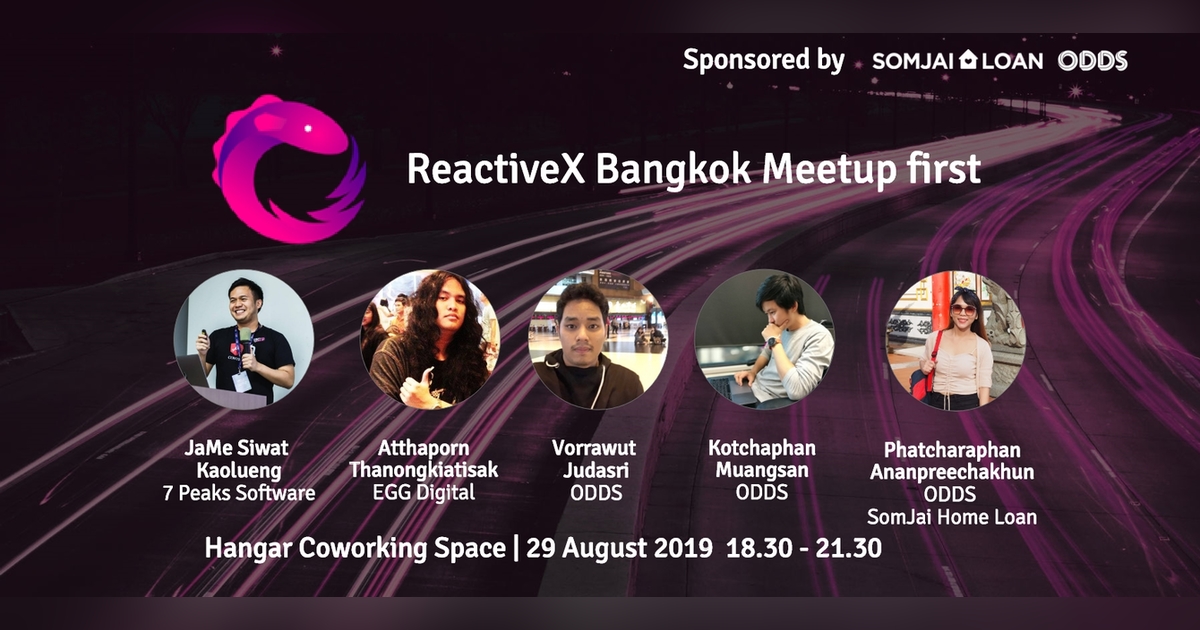 ReactiveX Bangkok Meetup first | Eventpop