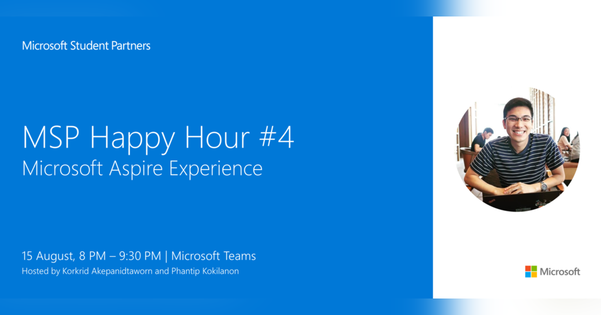 MSP Happy Hour #4: Microsoft Aspire Experience | Eventpop