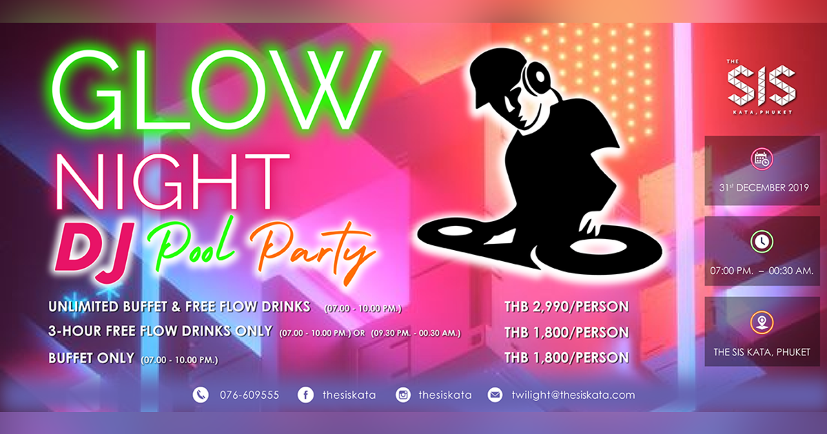 Glow Night DJ Pool Party | Eventpop