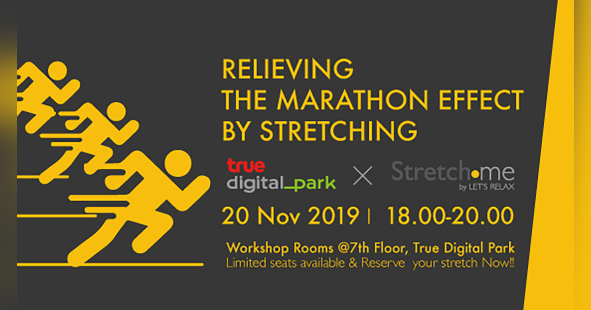 TDPK x StretchME Session "Relieving the marathon effect by stretching ...