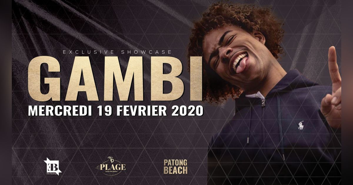GAMBI @LA PLAGE | Eventpop