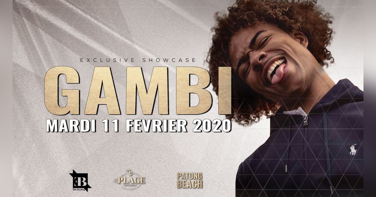 GAMBI @LA PLAGE | Eventpop