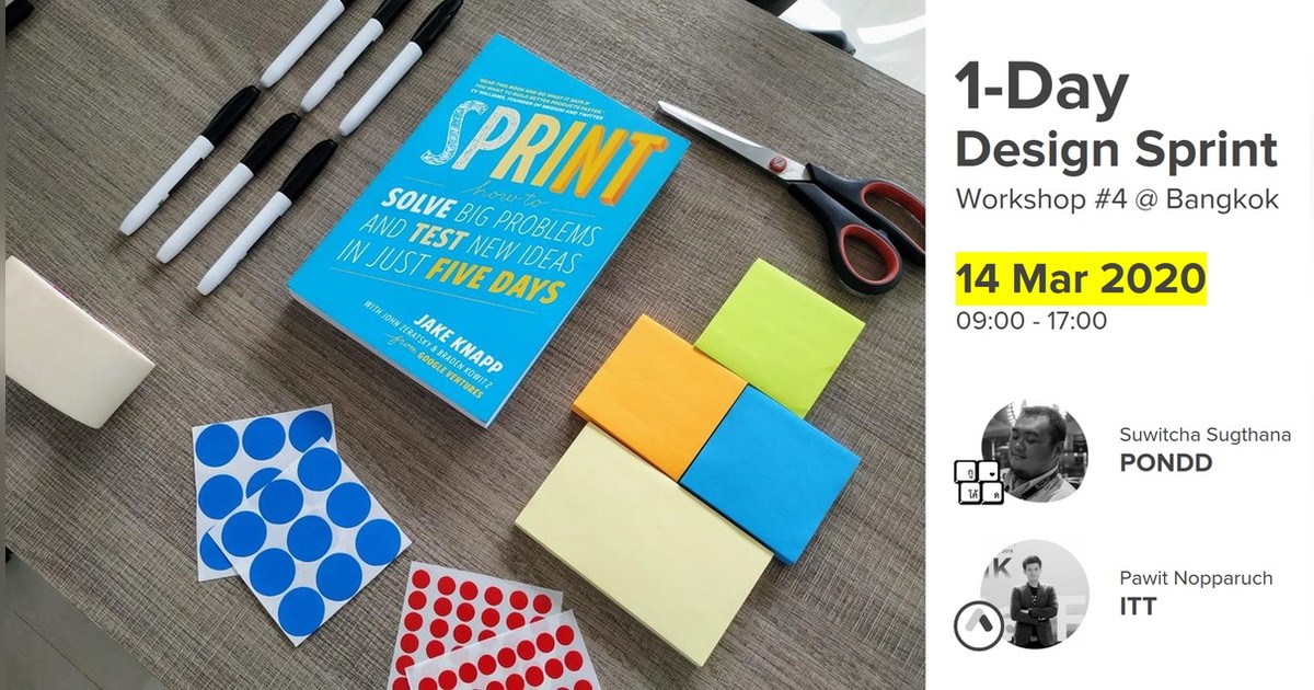 1-Day Design Sprint Workshop #4 | Eventpop