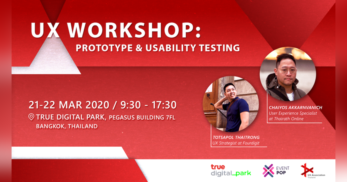 UX Association present: UX Workshop Prototype and Usability testing ...