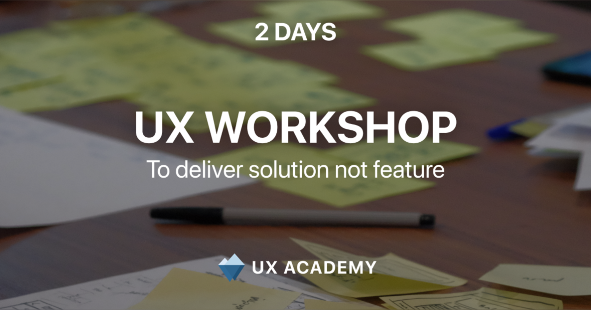 Intensive UX Workshop (25-26 Jun 2020) | Eventpop