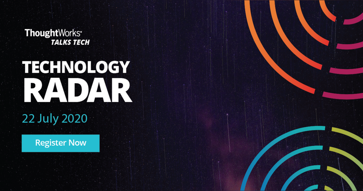 ThoughtWorks Talks Tech - Technology Radar V.22: Lens | Eventpop
