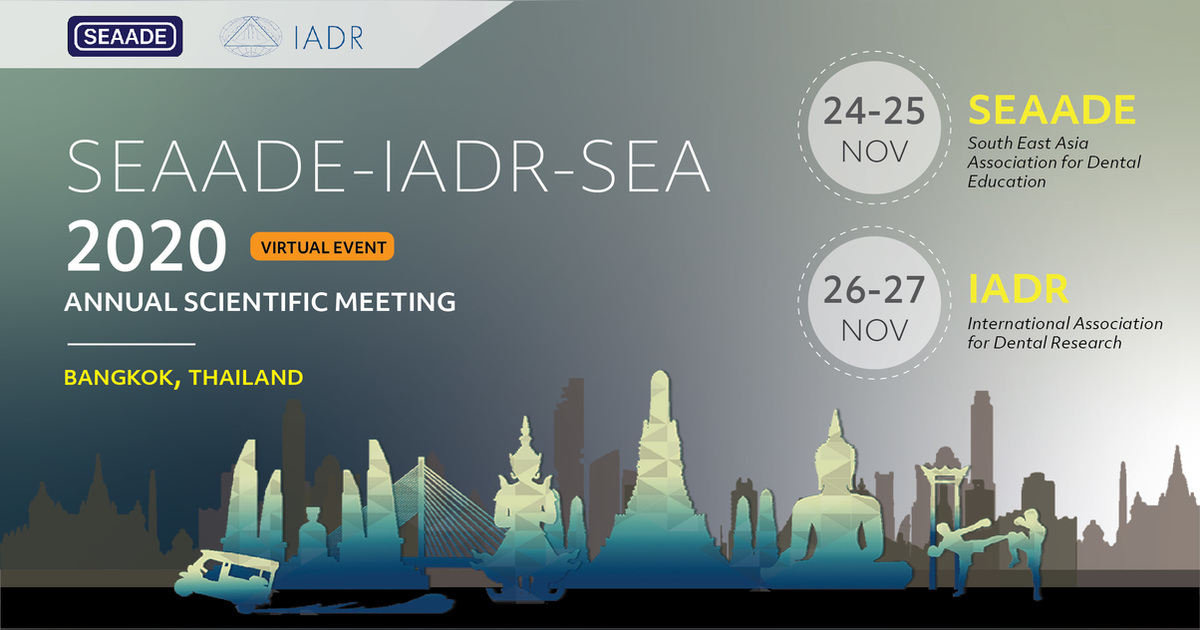 SEAADE-IADR-SEA 2020 (ANNUAL SCIENTIFIC MEETING) | Eventpop | Eventpop