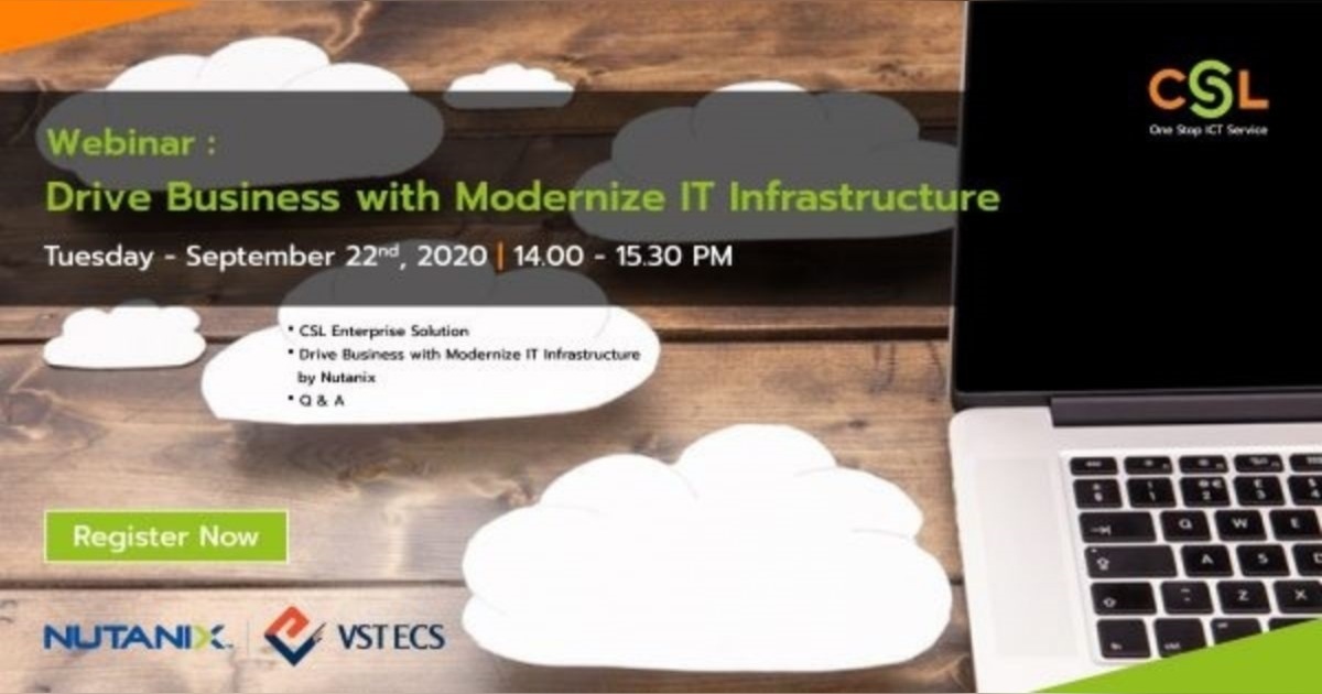 Drive Business with Modernize IT Infrastructure | Eventpop