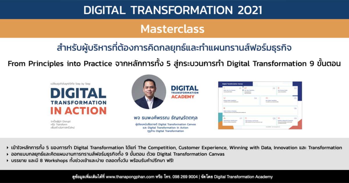 Digital Transformation 2021 (Masterclass) | Eventpop