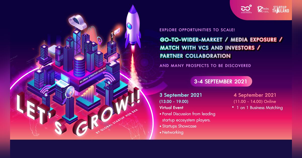 Let's Grow!! by Global Startup Hub BKK | Eventpop