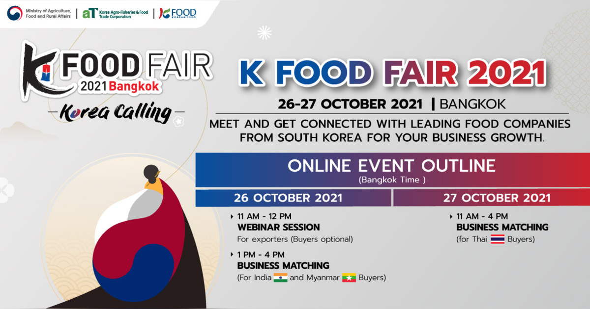 K-Food Fair 2021 Bangkok | Eventpop | Eventpop