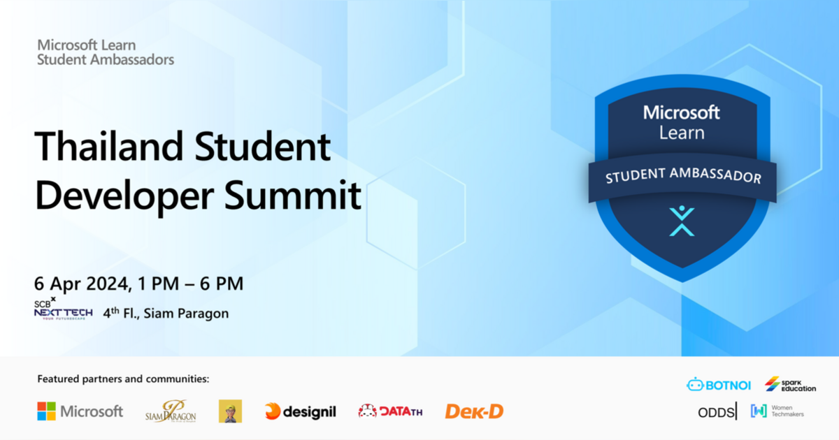 Thailand Student Developer Summit | Eventpop