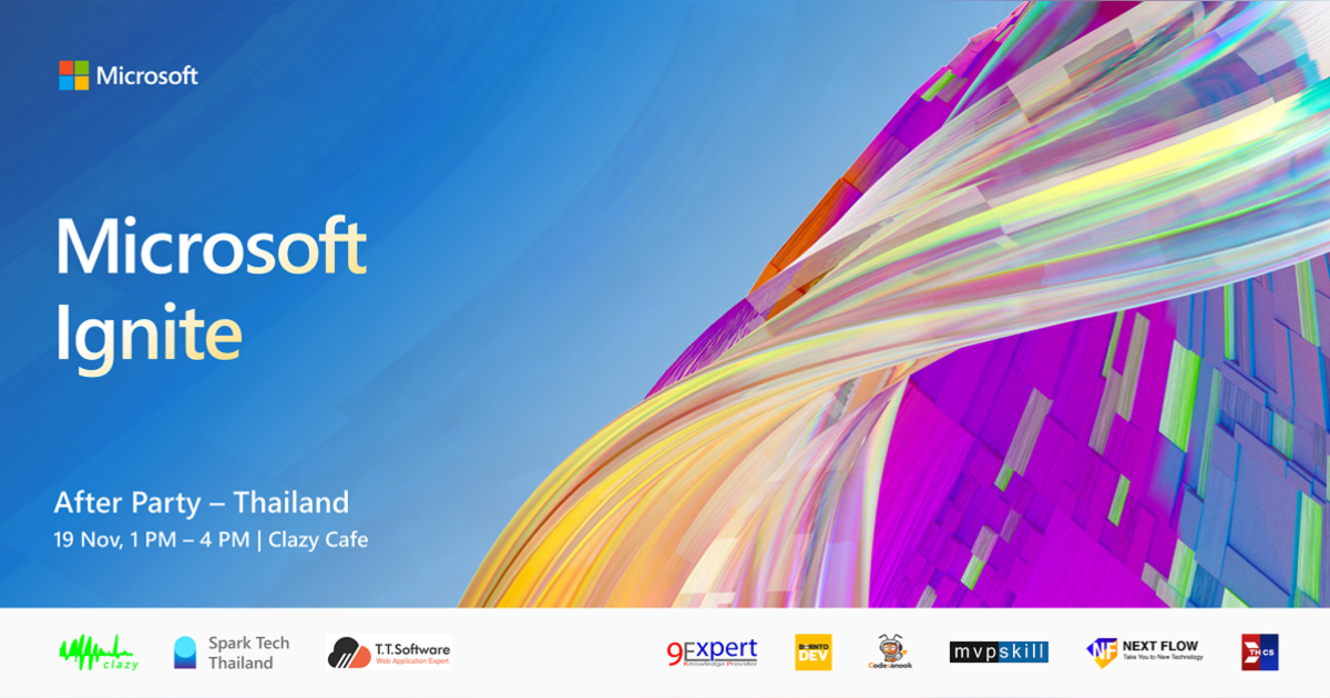 Microsoft Ignite – After Party Thailand | Eventpop