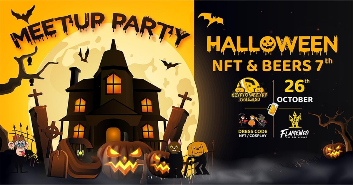 Halloween, NFT & Beers 7th Special Meetup : NFT Halloween Party | Eventpop