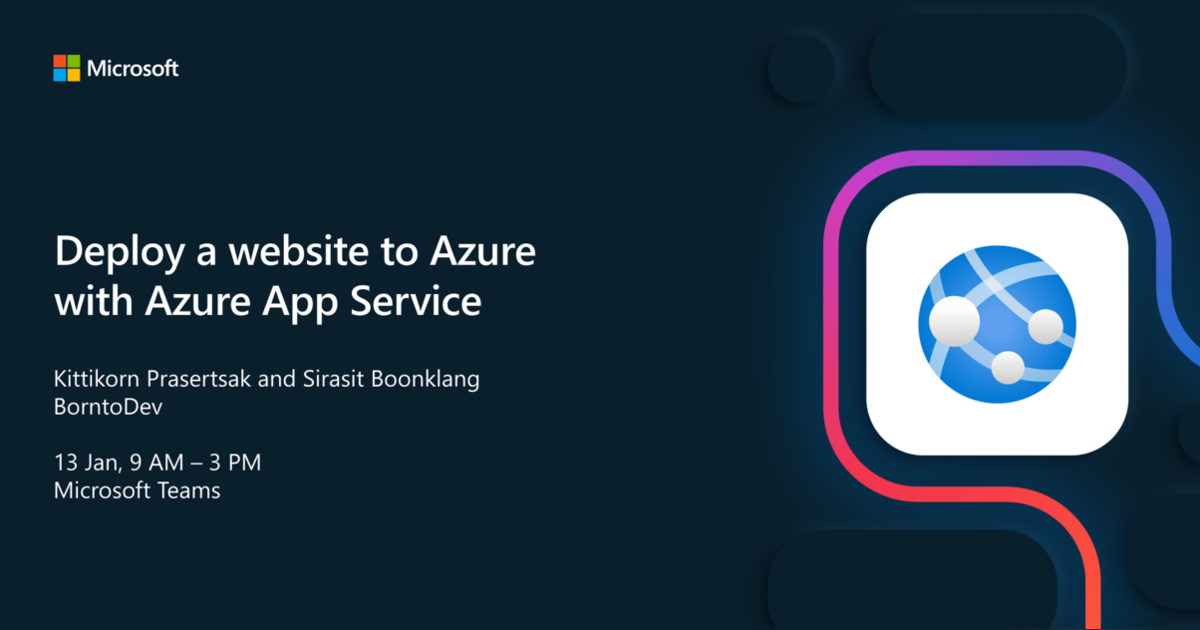 Deploy A Website To Azure With Azure App Service Eventpop
