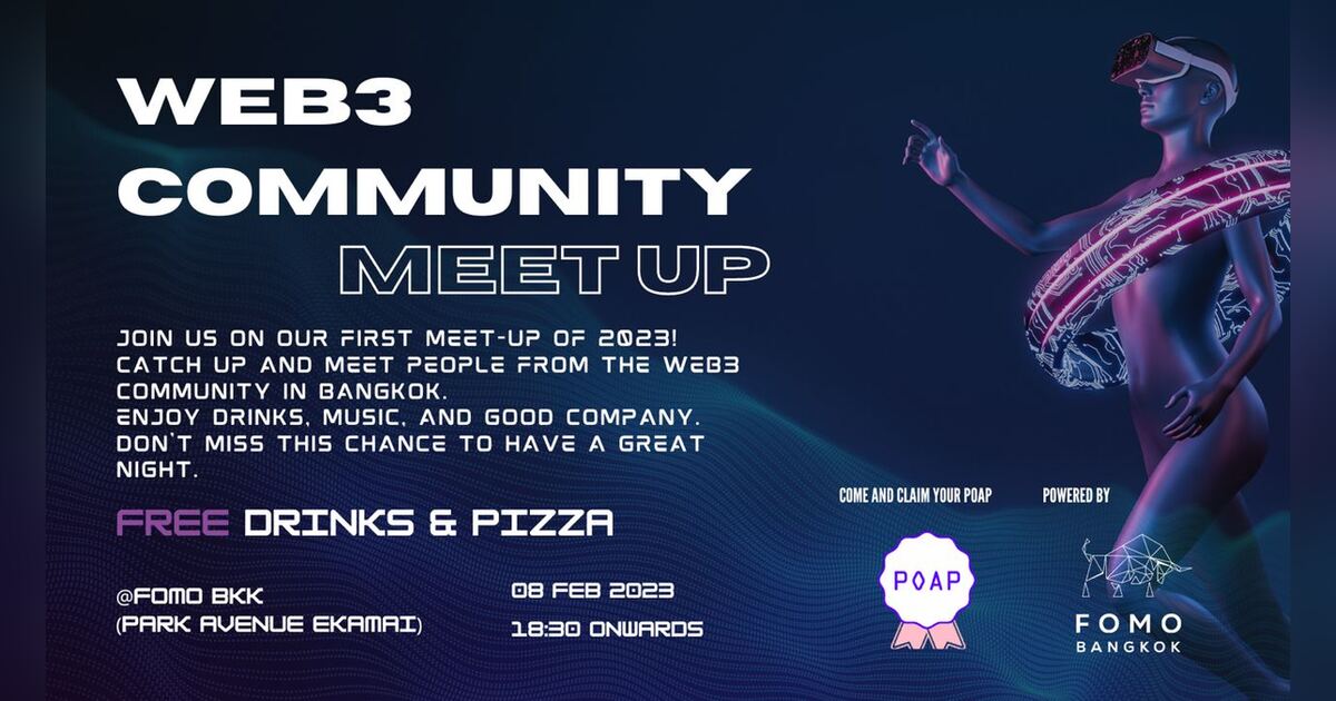 WEB3 COMMUNITY MEETUP@FOMO BKK | Eventpop