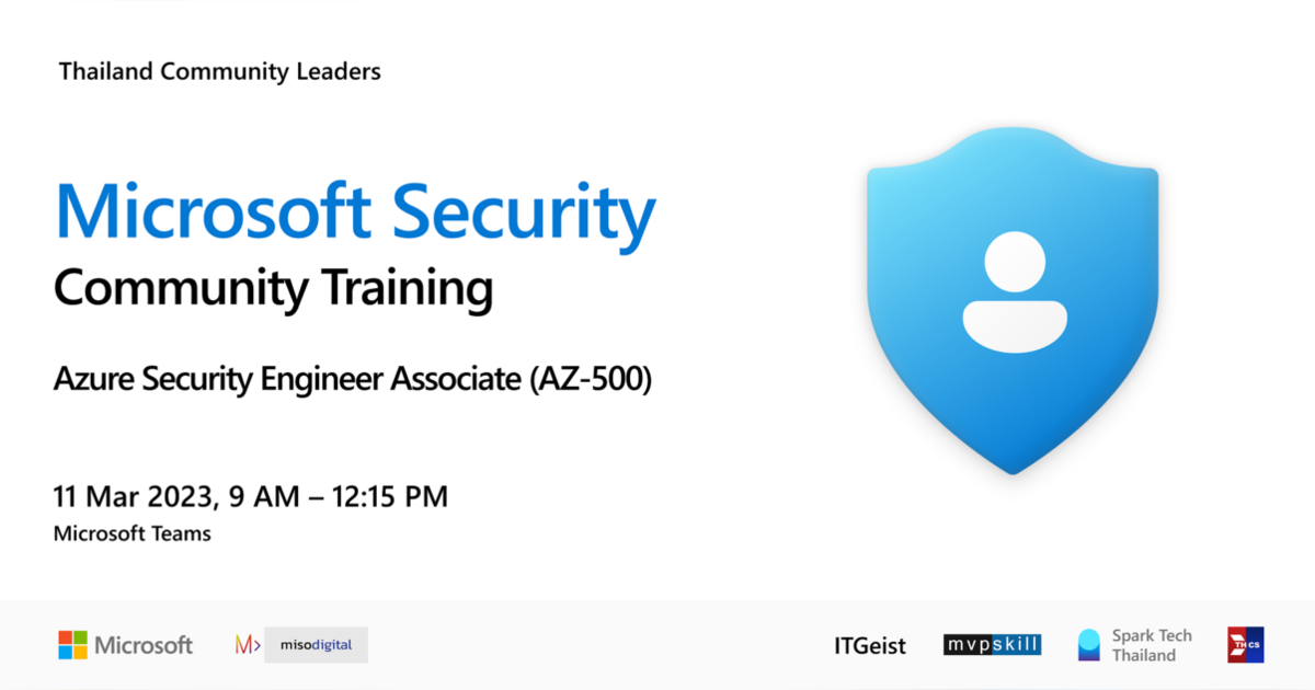 Microsoft Security Community Training | Eventpop