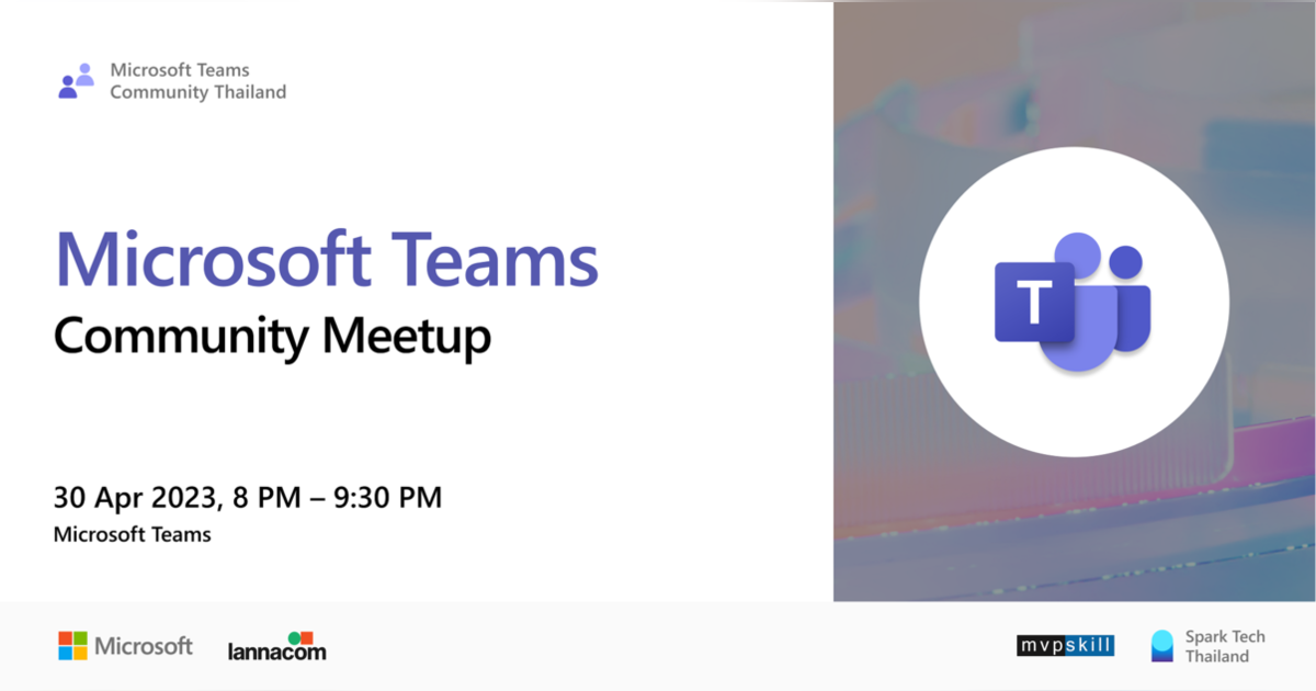 Microsoft Teams Community Meetup | Eventpop