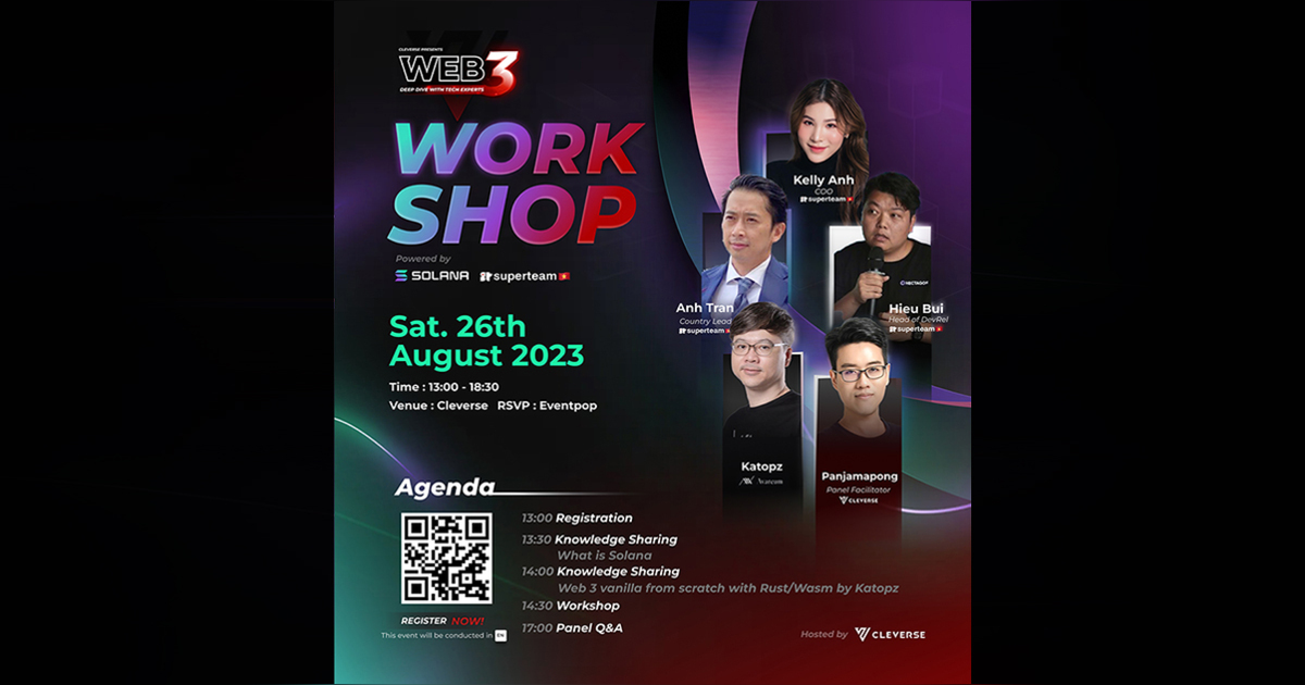 Web3 Workshop Powered by Solana Super Team | Eventpop | Eventpop