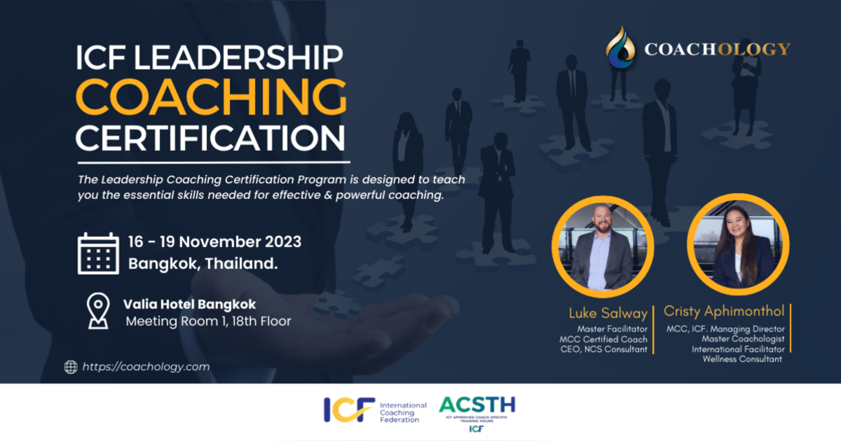 ICF Approved Leadership Coaching Certification - Virtual Training ...