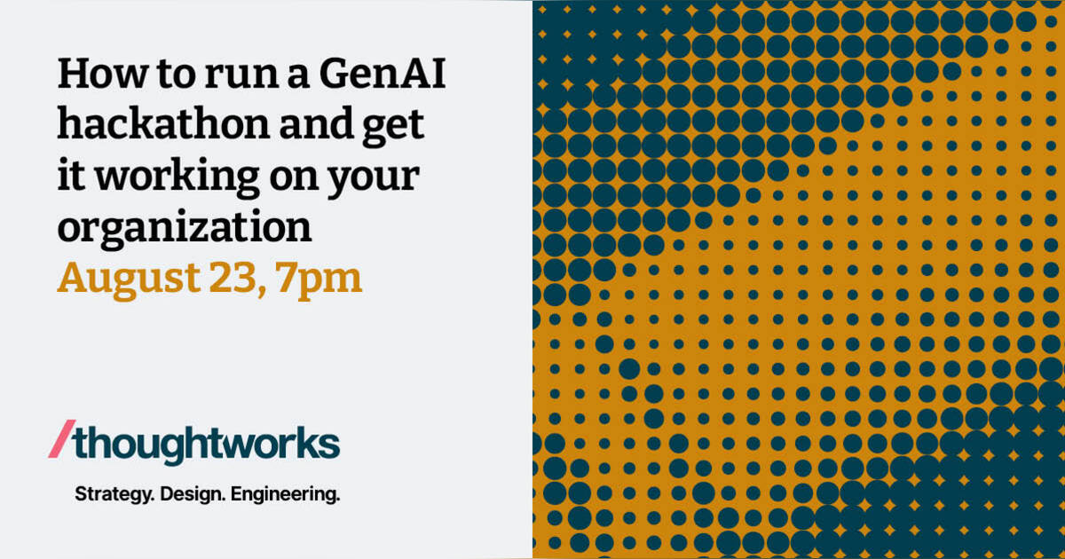 How to run a GenAI hackathon and get it working on your organization ... How to run a GenAI hackathon and get it working on your organization ...