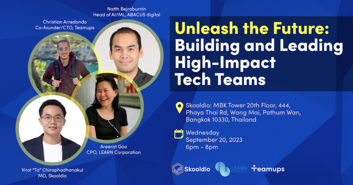 Unleash the Future: Building and Leading High-Impact Tech Teams | Eventpop