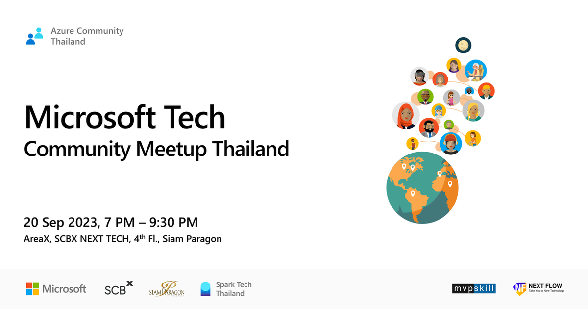 Microsoft Tech Community Meetup Thailand | Eventpop