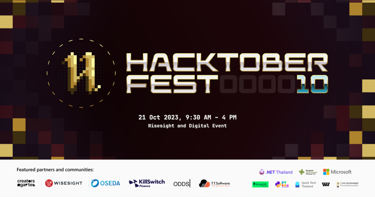 Hacktoberfest Thailand 2023 | Eventpop