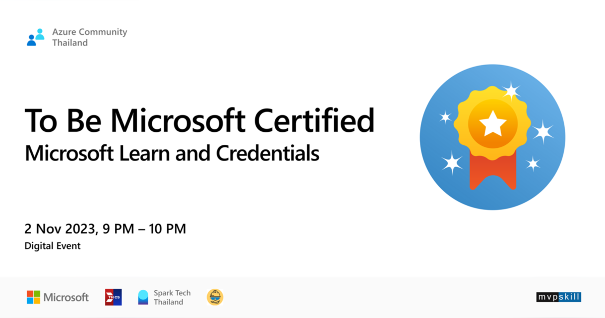 To Be Microsoft Certified | Eventpop