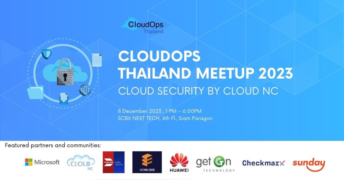 CloudOps Thailand Meetup 2023 | Eventpop
