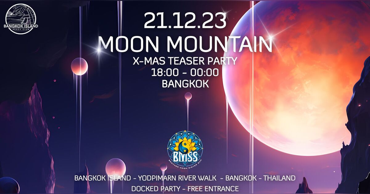 MOON MOUNTAIN X-Mas Teaser Party | Eventpop