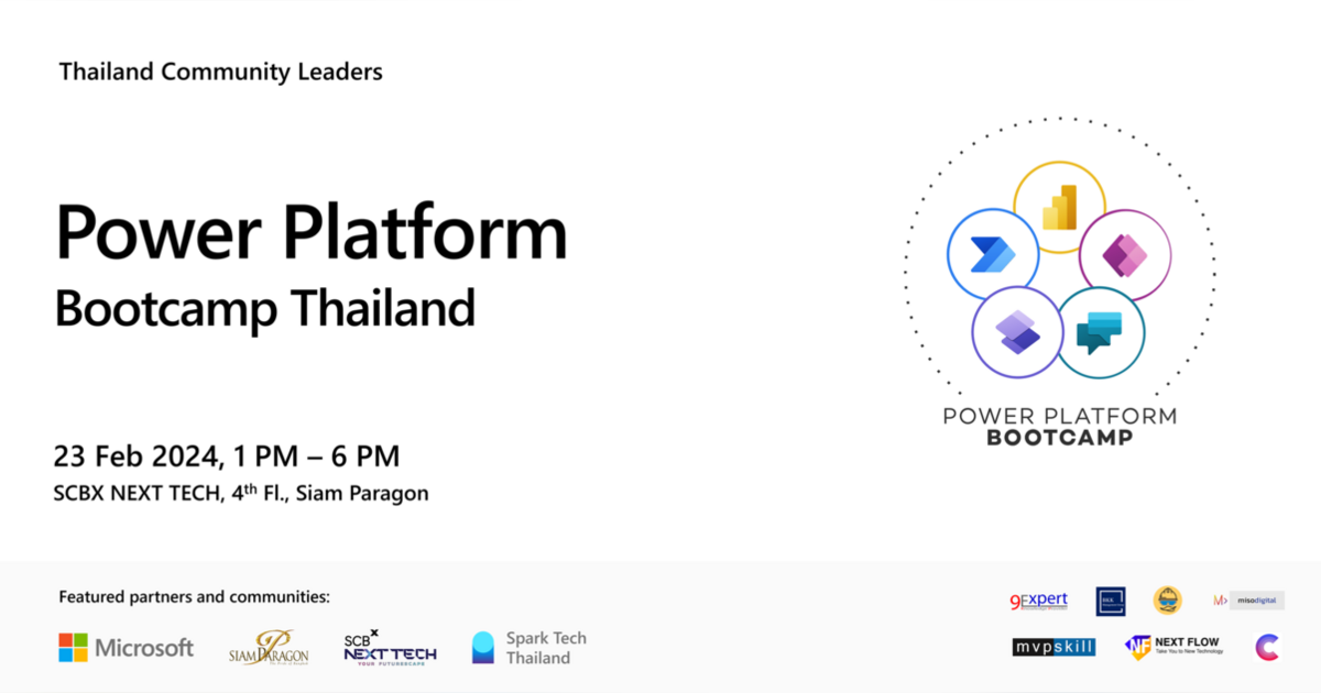 Power Platform Bootcamp Thailand | Eventpop