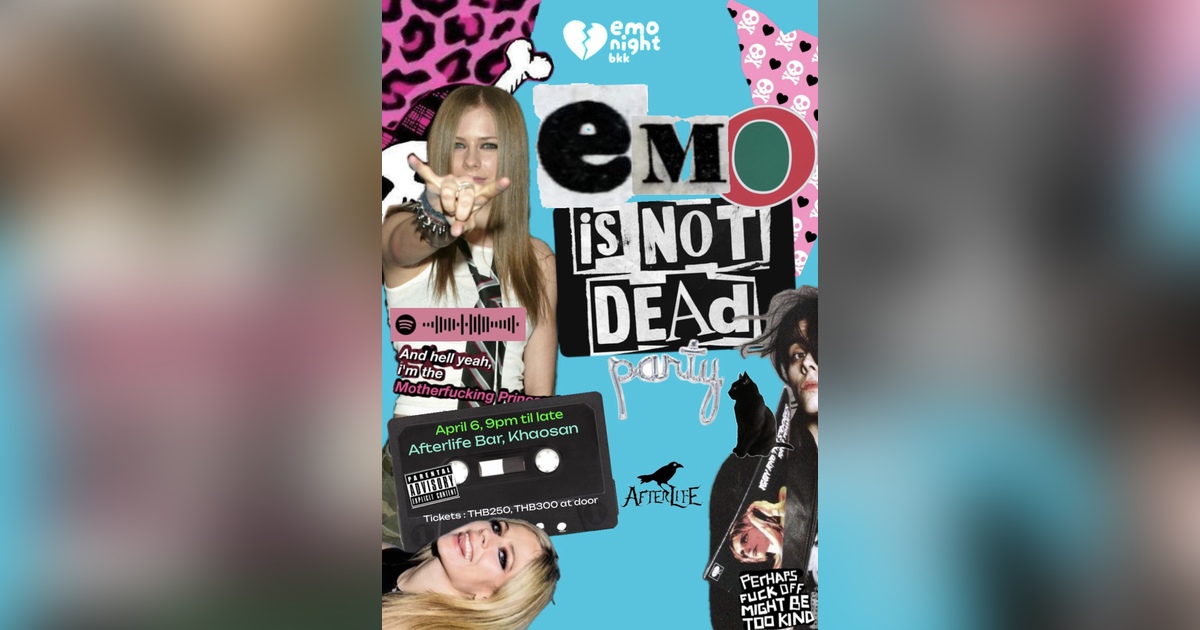 Emonightbkk present Emo is NOT Dead! party | Eventpop