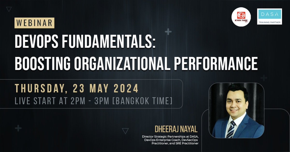[Webinar] DevOps Fundamentals: Boosting Organizational Performance | Eventpop