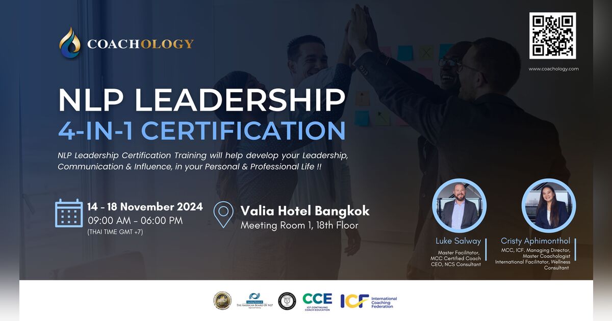 NLP Leadership 4 in 1 Certification | Eventpop