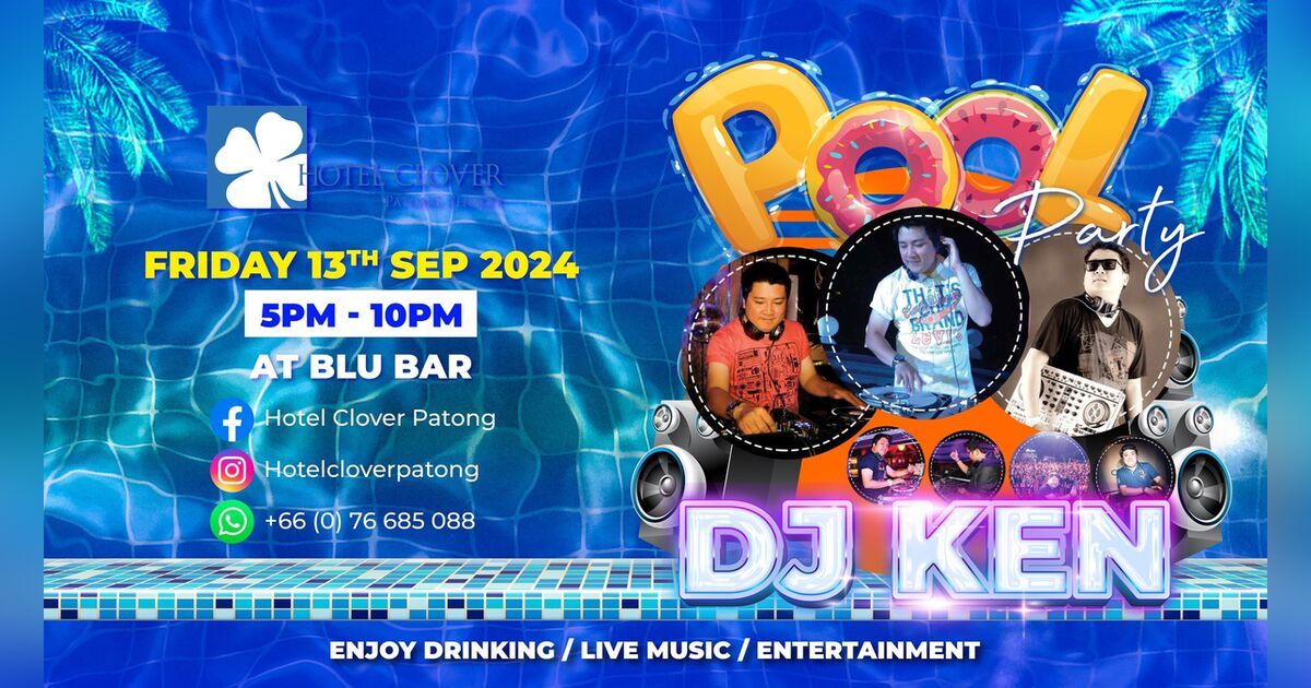 POOL PARTY on Friday 13 Sep, 2024 | Eventpop