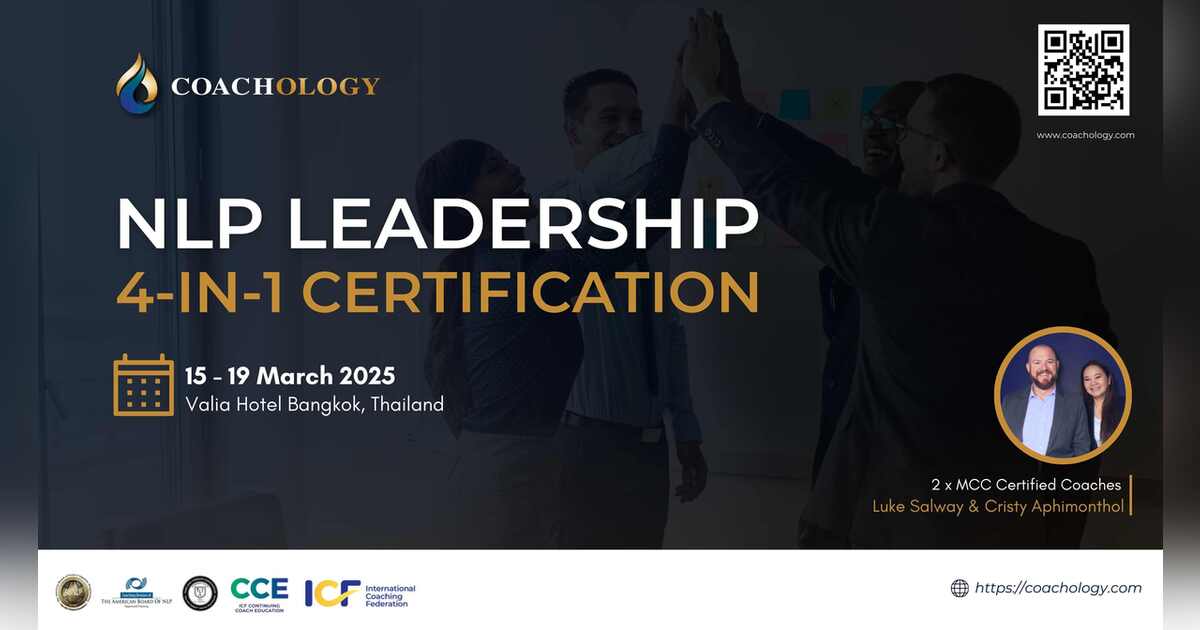 NLP Leadership Practitioner 4-in-1 Certification 2025 | Eventpop