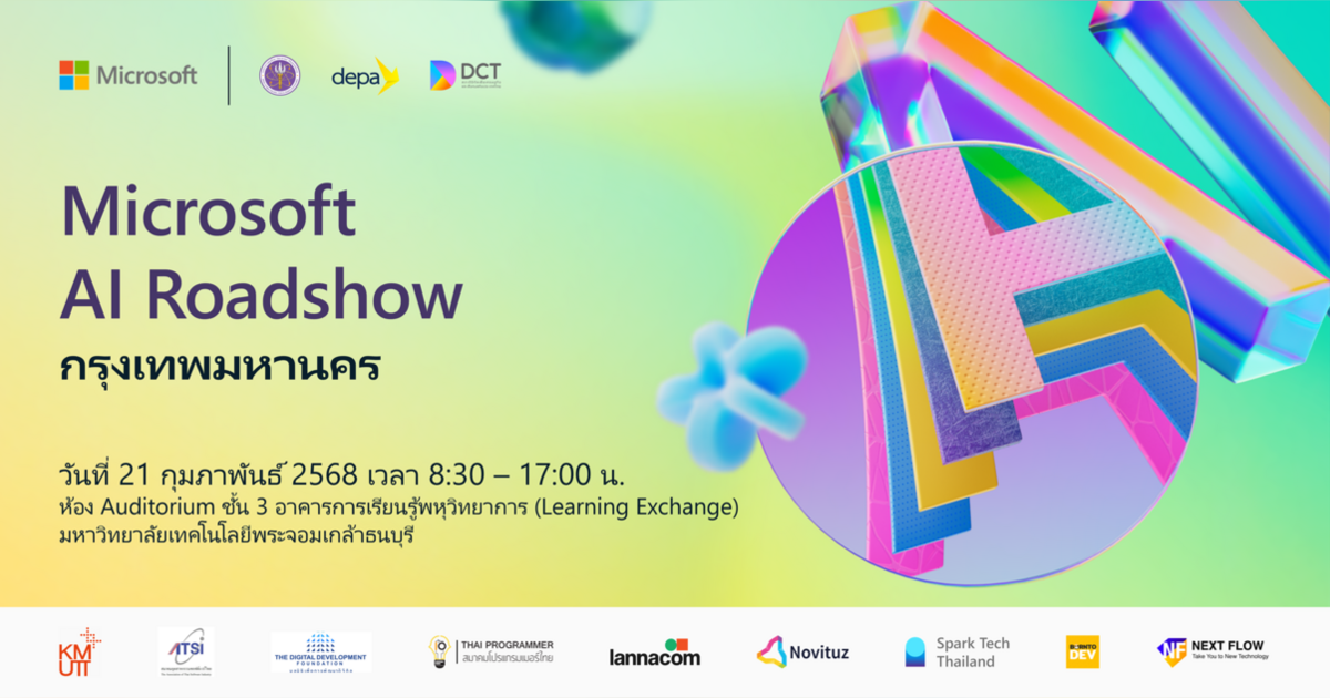 Microsoft AI Roadshow in Bangkok | Eventpop