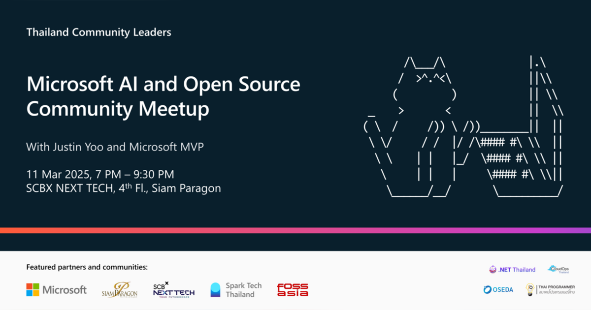 Microsoft AI and Open Source Community Meetup | Eventpop