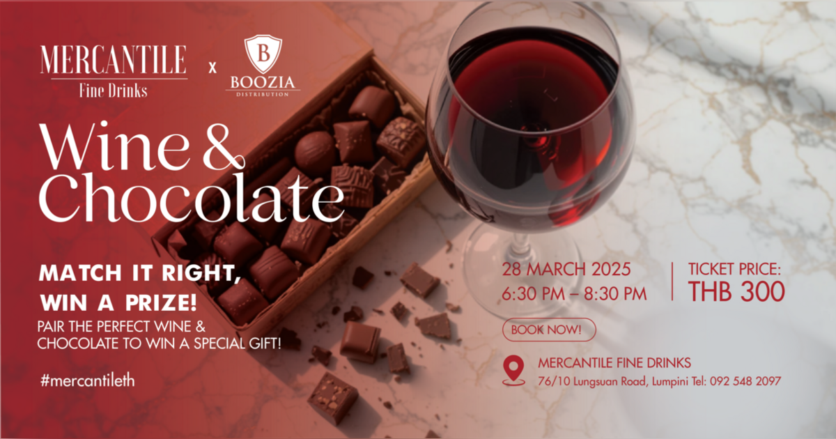 Cocoa & Grape Harmony – A Sensory Journey of Wine & Chocolate! | Eventpop