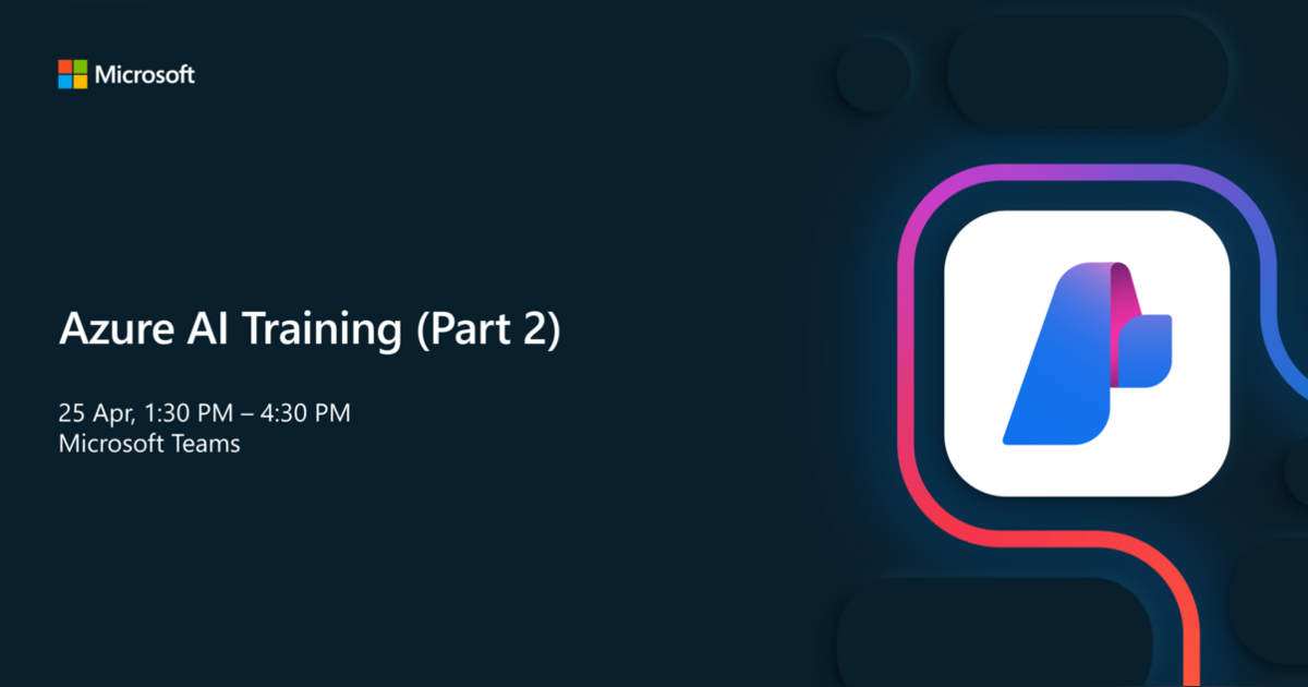 Azure AI Training (Part 2) | Eventpop