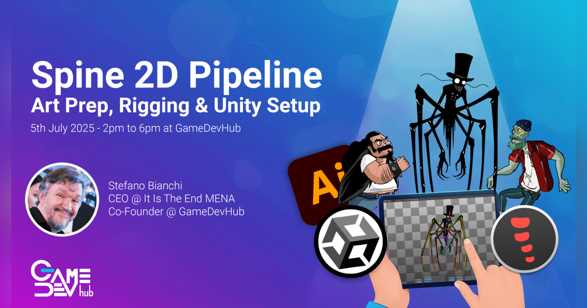 Spine 2D Pipeline: Art Prep, Rigging & Unity Setup | Eventpop