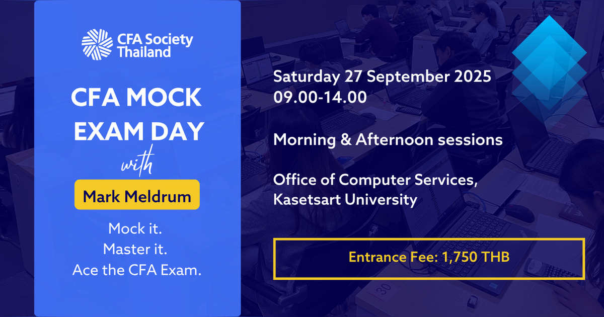 2025 CFA Mock Exam Day # 2 - CFA Society Thailand | Eventpop