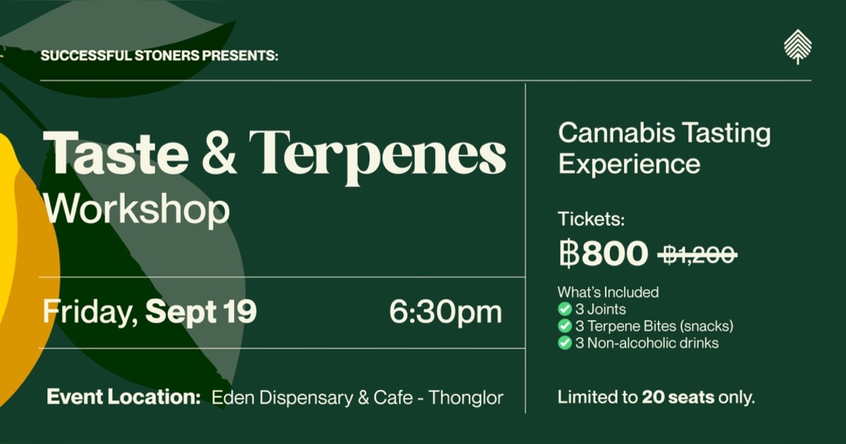 Taste & Terpenes Workshop at EDEN | Eventpop