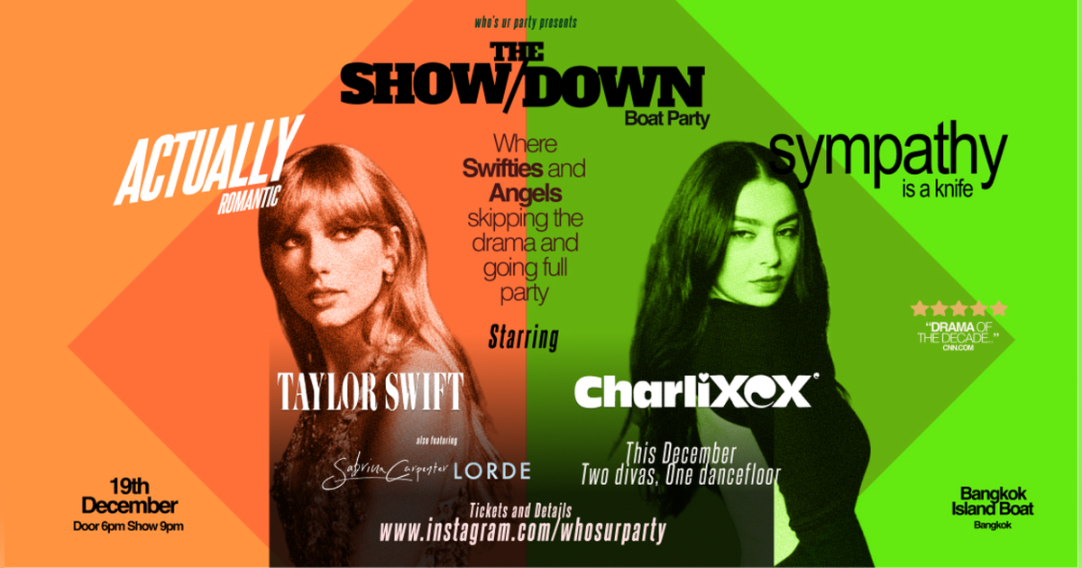 The SHOWDOWN Vol. 1: Taylor Swift ️ vs Charli XCX 🔪 by Whos Ur Party ...
